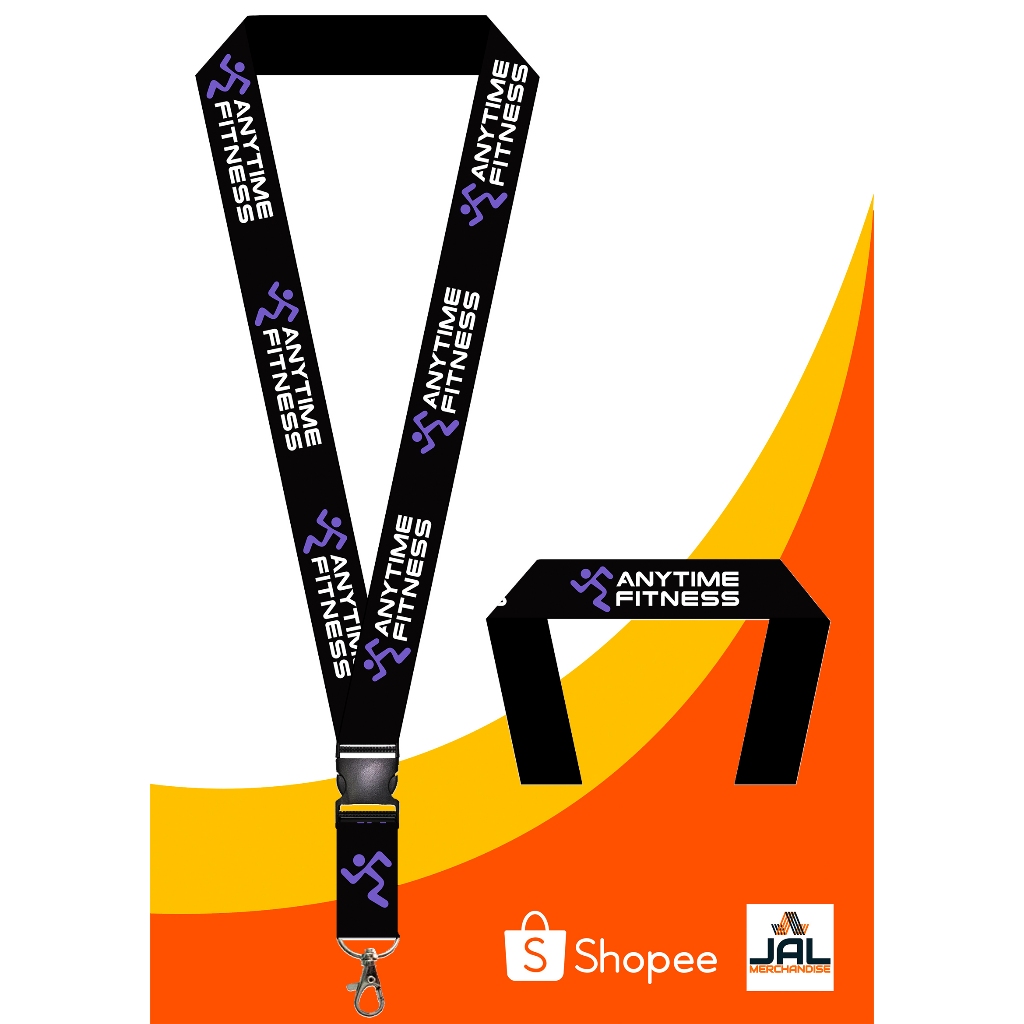 Anytime fitness ID lace ID lanyard ID sling | Shopee Philippines