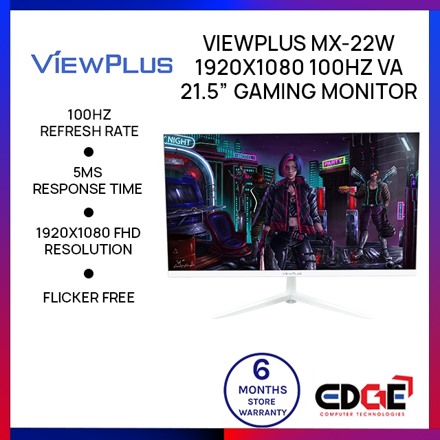 EDGE | VIEWPLUS MX-22W 1920X1080 100Hz VA 21.5” Gaming Monitor | Shopee ...