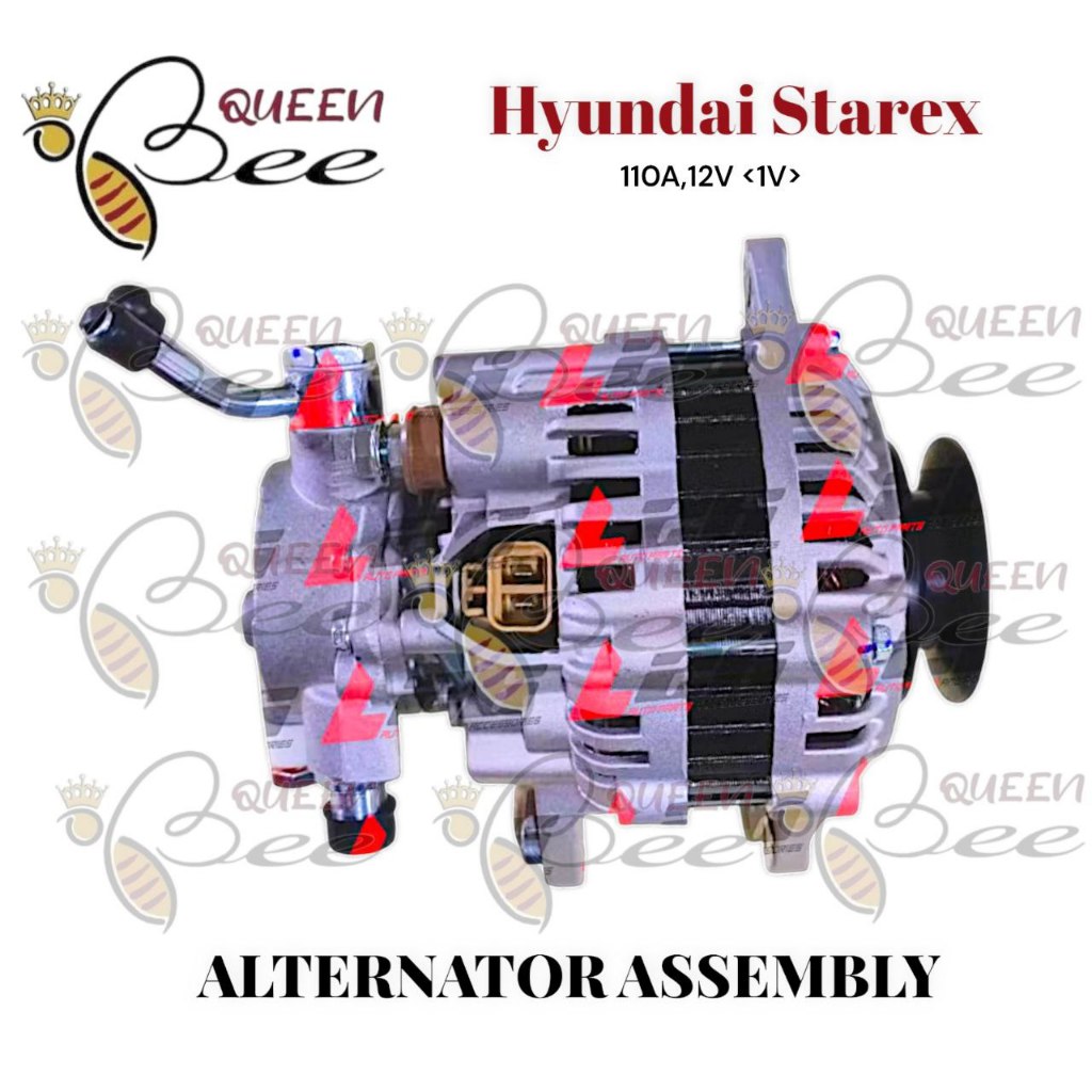 QBEE Hyundai Starex Alternator Assembly 110A 12v Single Pulley w ...