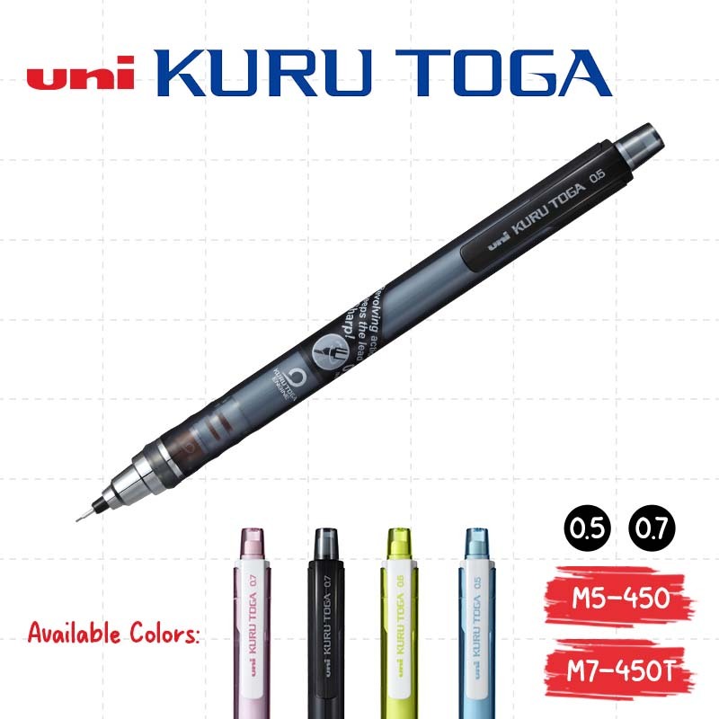 Uni Kuru Toga Mechanical Pencil – Precision Rotating Lead Mechanism for ...