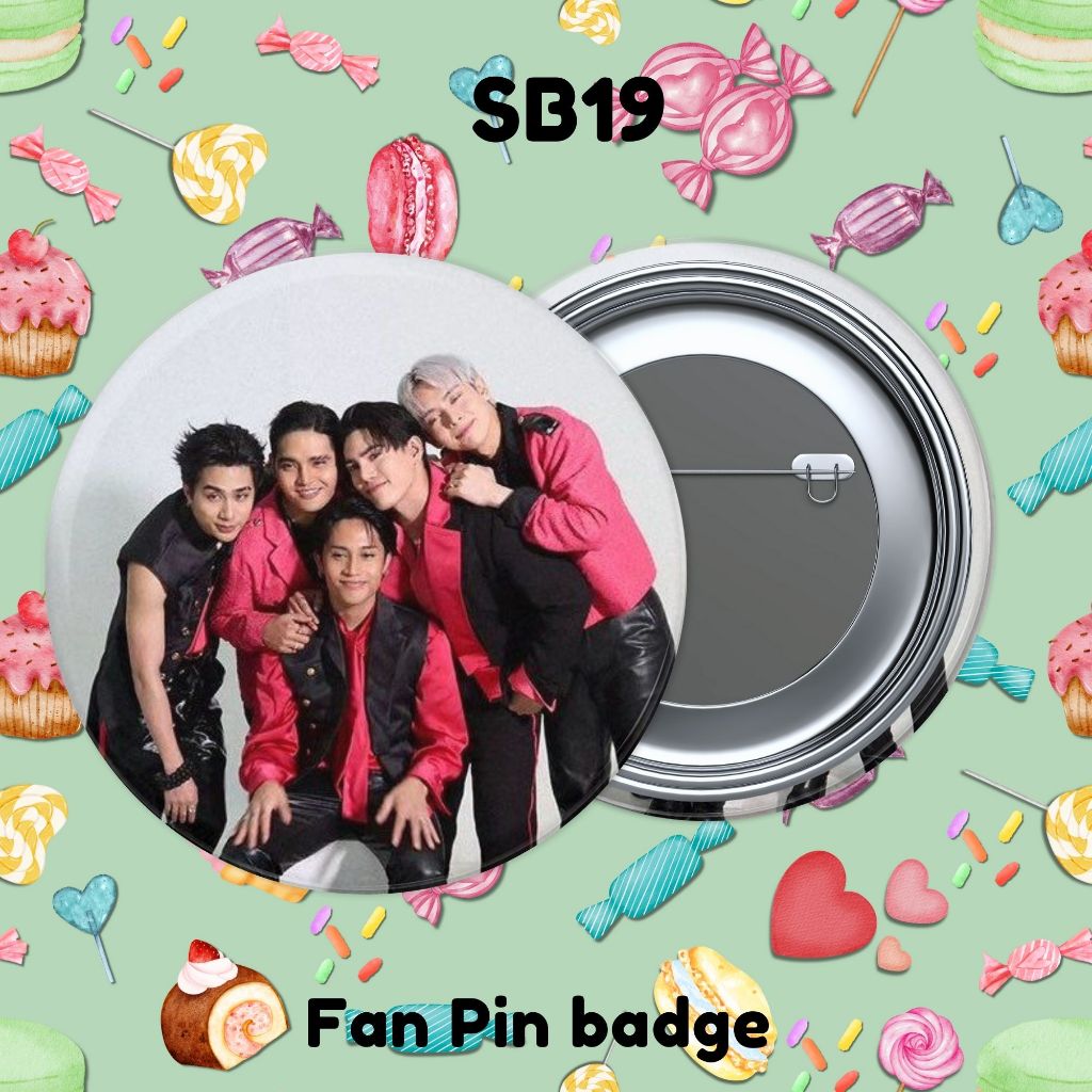 SB19 Fanmade Badge Pin Stell Pablo Josh Justin Felip 1pc Badge Pin 58mm ...