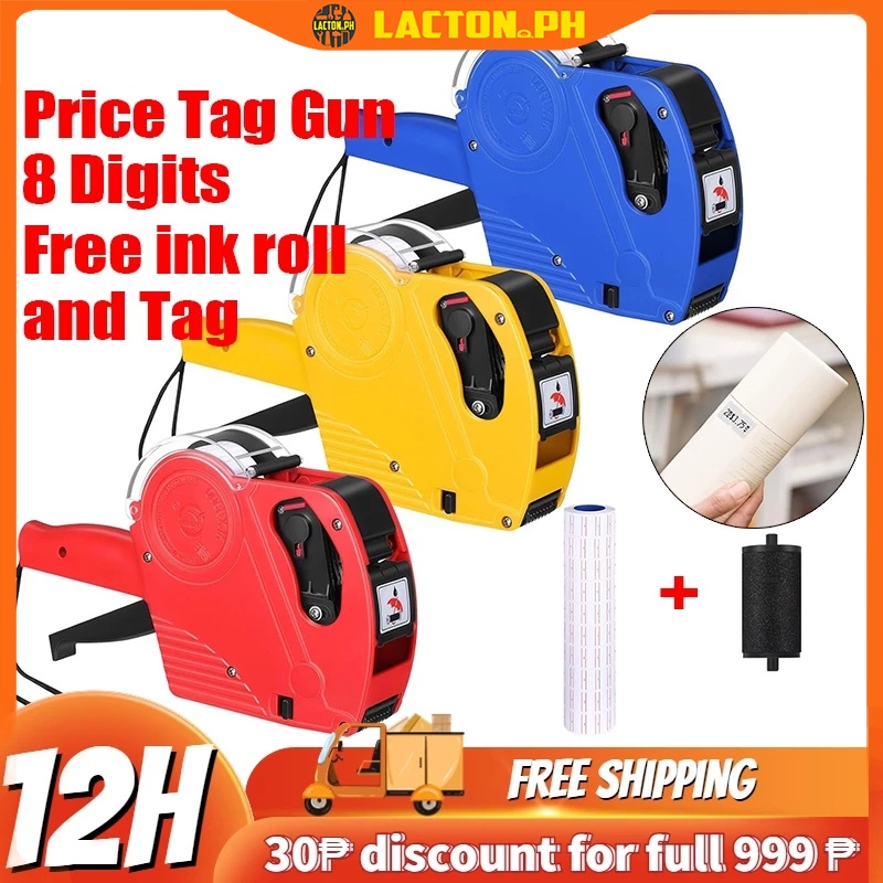 Tagging Gun Price Tagger MX-5500 8 Digits Price Portable Tag Gun ...