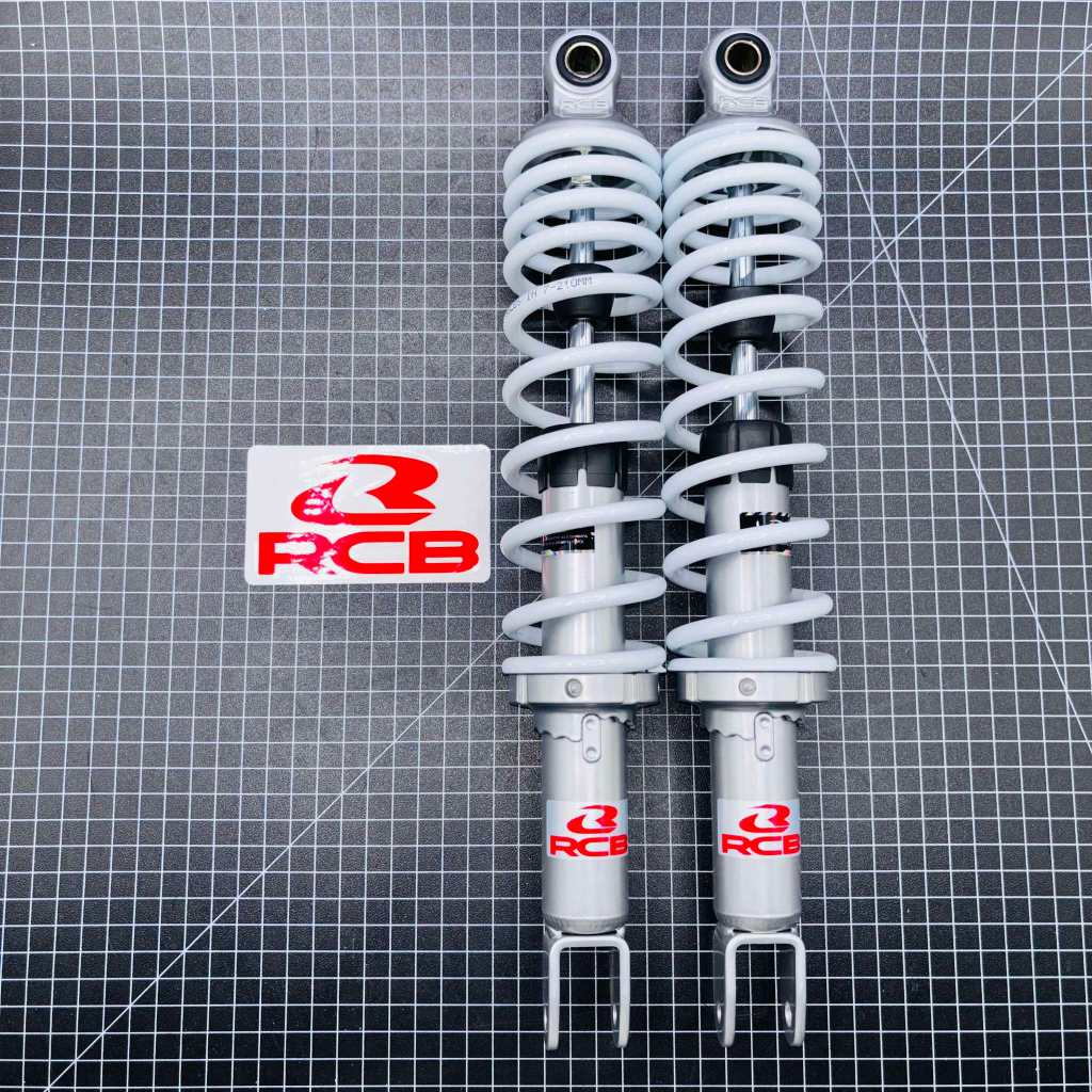 RCB SHOCK ABSORBER A3 SERIES PCX160(SL) 365MM WHITE/RED/TITANIUM/BLACK ...