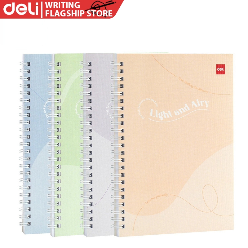 Deli A5/B5 Notebook 60Sheets Spring Journal Notebooks School Supplies ...