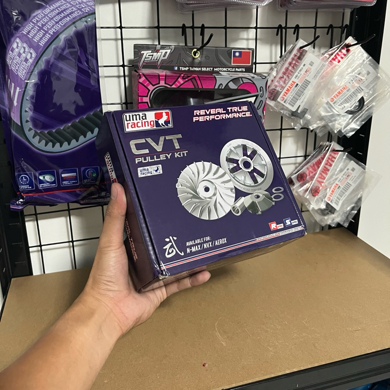 UMA RACING (CVT KIT) PULLEY SET V3 FOR NMAX/AEROX With 11g Flyballs ...