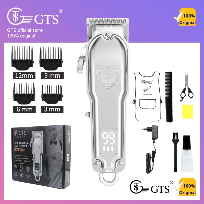 GTS Rechargeable Haircut Carving Hair Trimmer Grooming Kit Electric ...