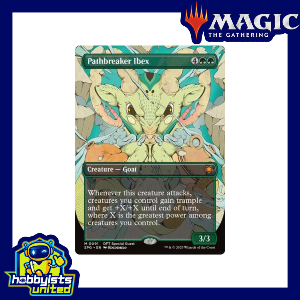 Pathbreaker Ibex (Borderless) - Magic: The Gathering (Aetherdrift ...