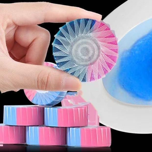 Toilet bowl cleaner, deodorizing block, decontamination and odor ...