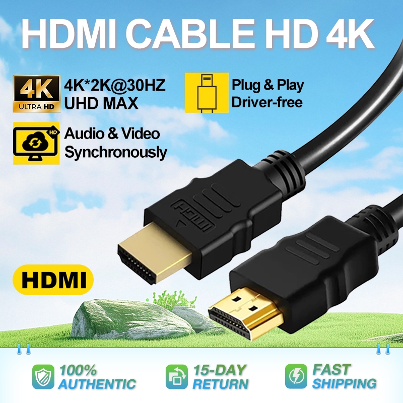 High-definition 4K HDMI cable High quality 1.5M Suitable for projectors ...