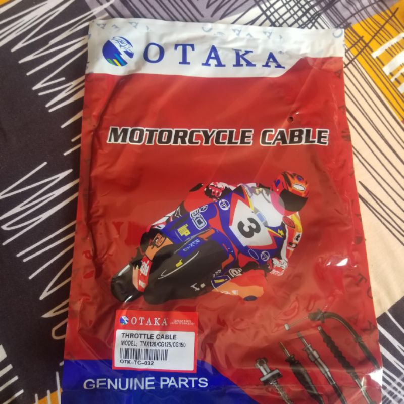 THROTTLE CABLE MOTORCYCLE TMX125/ CG125 | Shopee Philippines