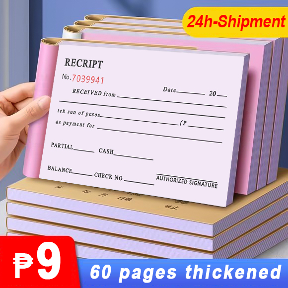 Acknowledgement receipt printing resibo with carbon Temporary official ...