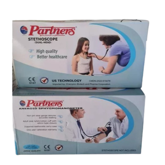(RSA-J) Partners BP Apparatus Set (Aneroid Sphygmomanometer with ...