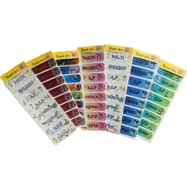 SUBJECT LABEL STICKER | Shopee Philippines