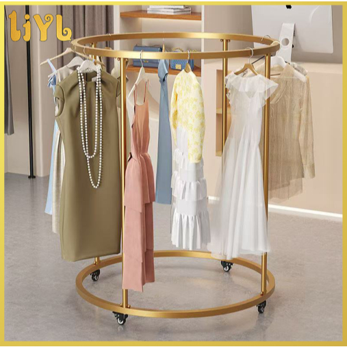 Clothing stores can still move 360° floor hanger clothes ring hangers ...
