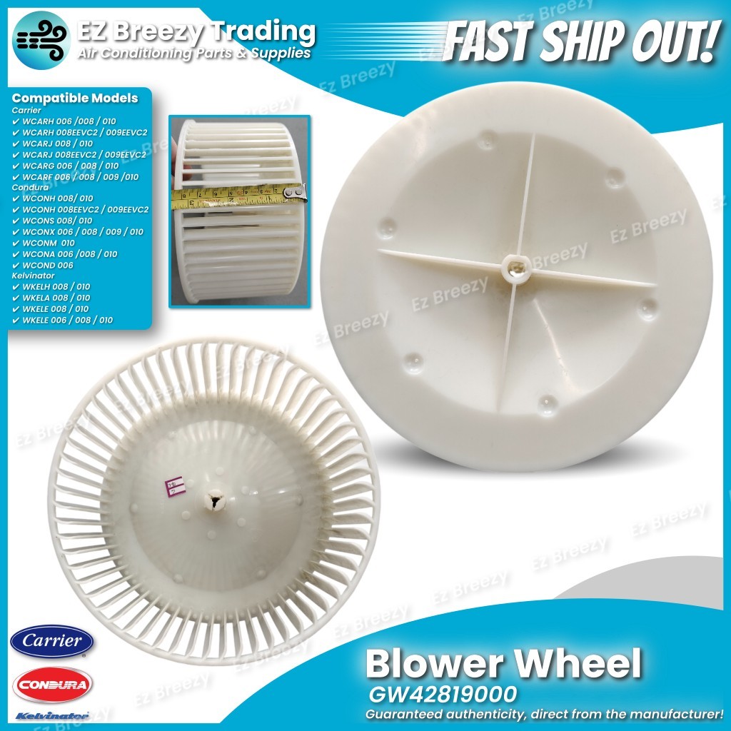 Blower Wheel GW42819000 for Window Type Inverter & Non-Inverter Air ...