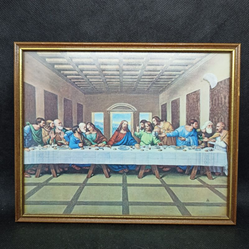 Last Supper Wooden 8"x 10" frame from UK C129 | Shopee Philippines