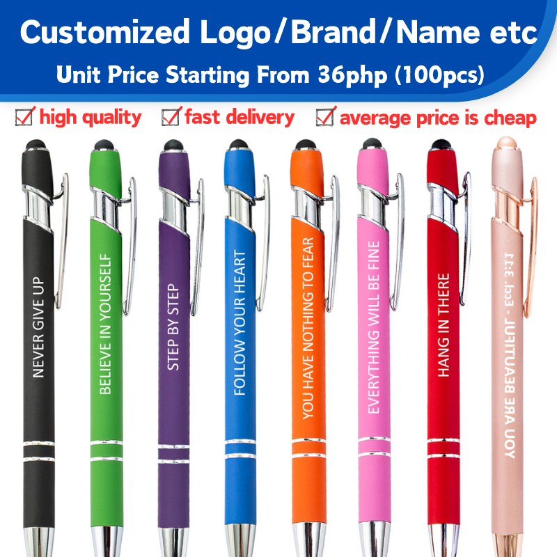Pens Logo/Brand/Neme Office Black Ink Sign Inspirational Pens | Shopee ...