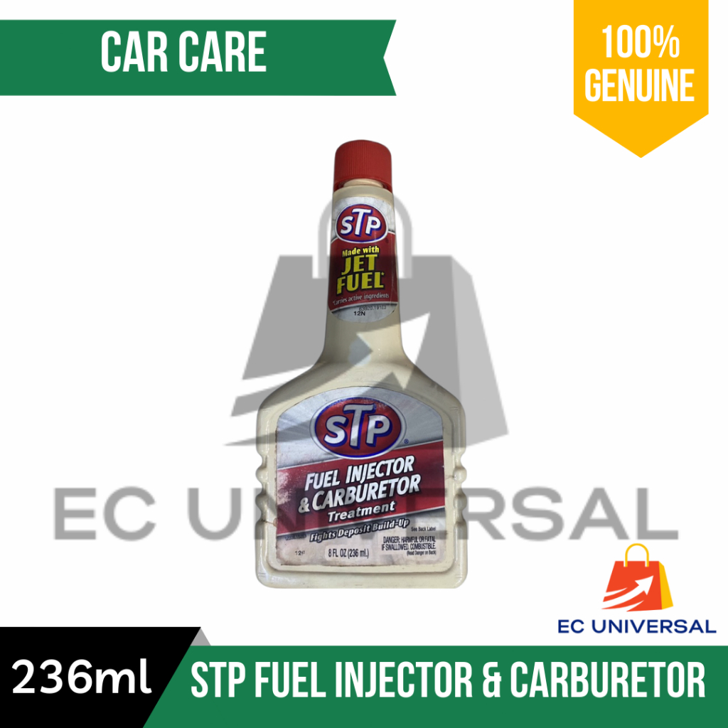 STP FUEL INJECTOR & CARBURETOR ( 236 ML) | EC UNIVERSAL | Shopee ...