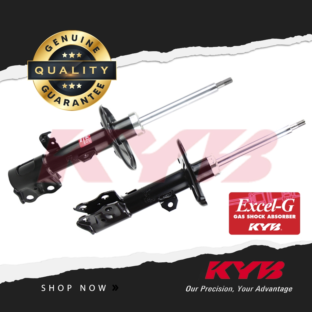 KYB (2pcs) Excel-G Shock Absorber for Toyota Corolla Altis 2007-2012 - 339114 / 339115 (Front ...