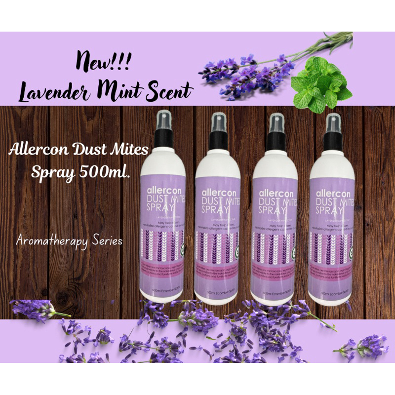 ALLERCON Dust Mites Spray LAVENDER MINT 500ml. | Shopee Philippines