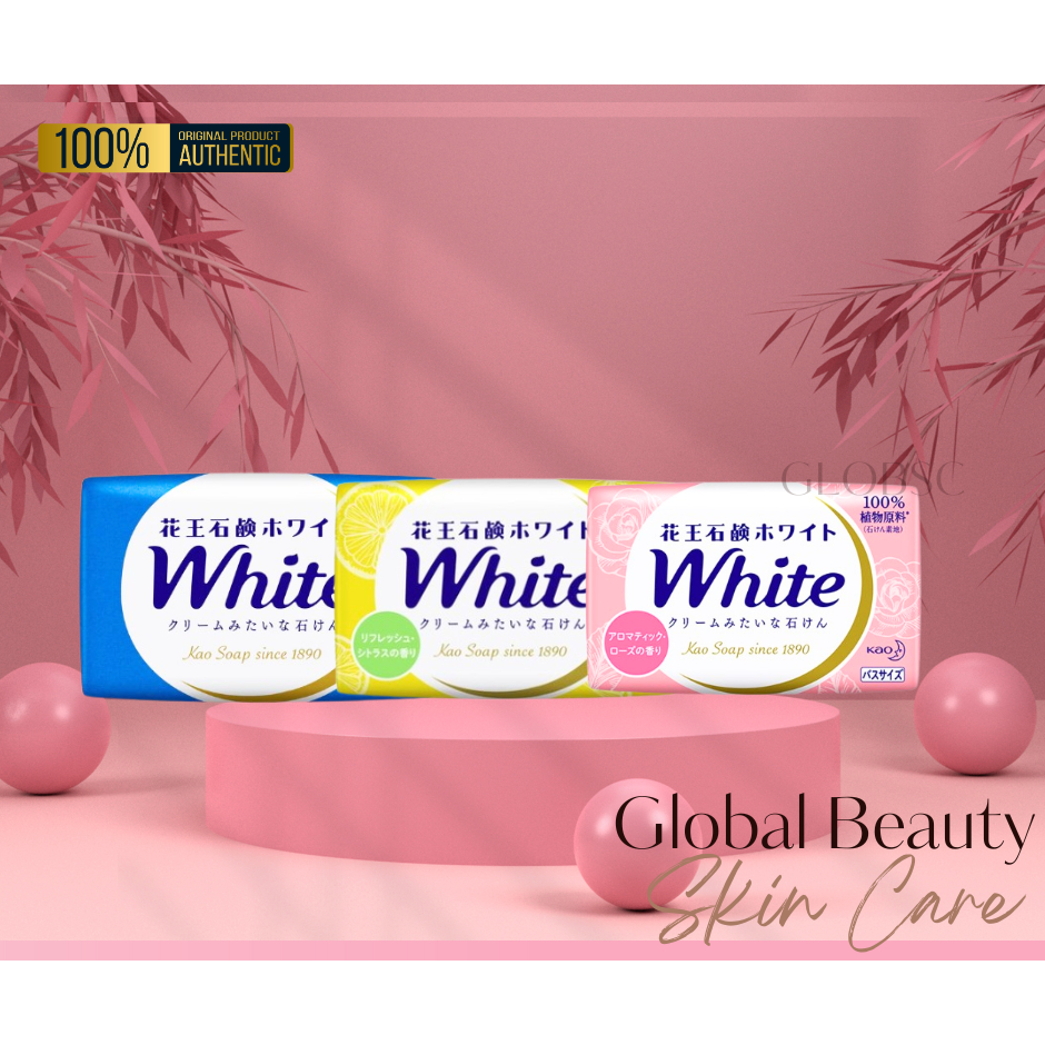 Japan Kao White Soap Beauty 130g | Shopee Philippines