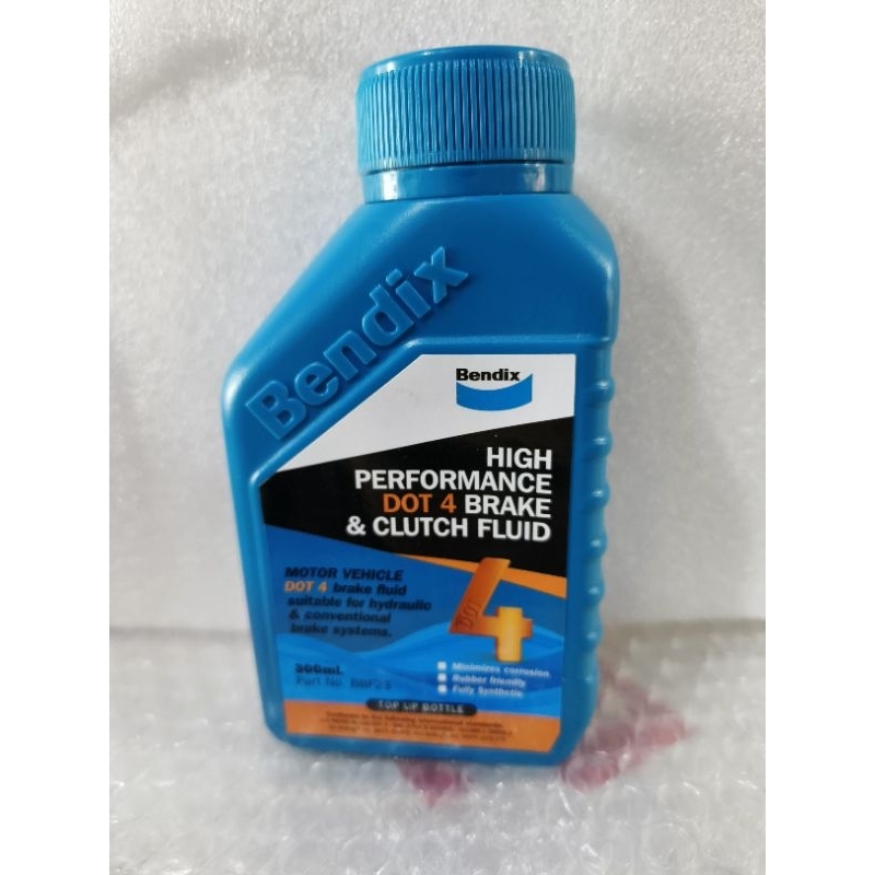 BENDIX DOT 4 BRAKE AND CLUTCH FLUID 300ml | Shopee Philippines
