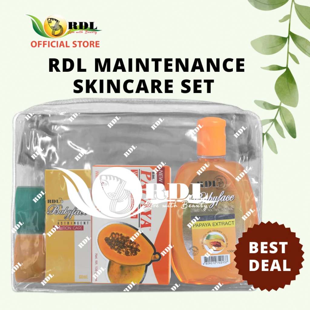 RDL MAINTENANCE SKIN CARE SET | Shopee Philippines