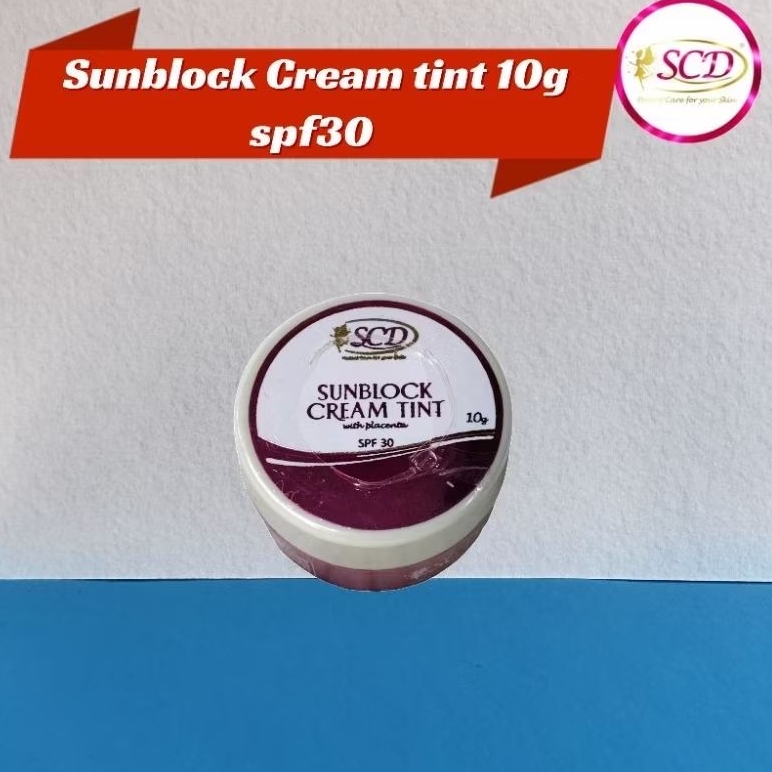 1 pc.SCD Sunblock Cream Tint SPF30 with Placenta 10g | Shopee Philippines