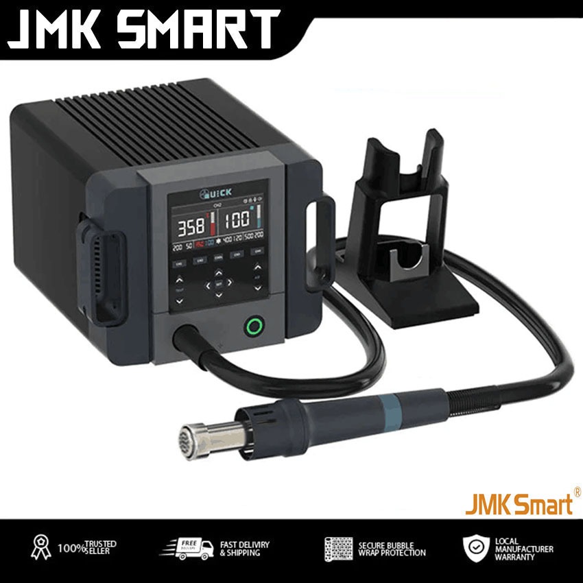 Quick 861 Pro BGA Rework Station Hot Air Gun Intelligent Lead-Free ...