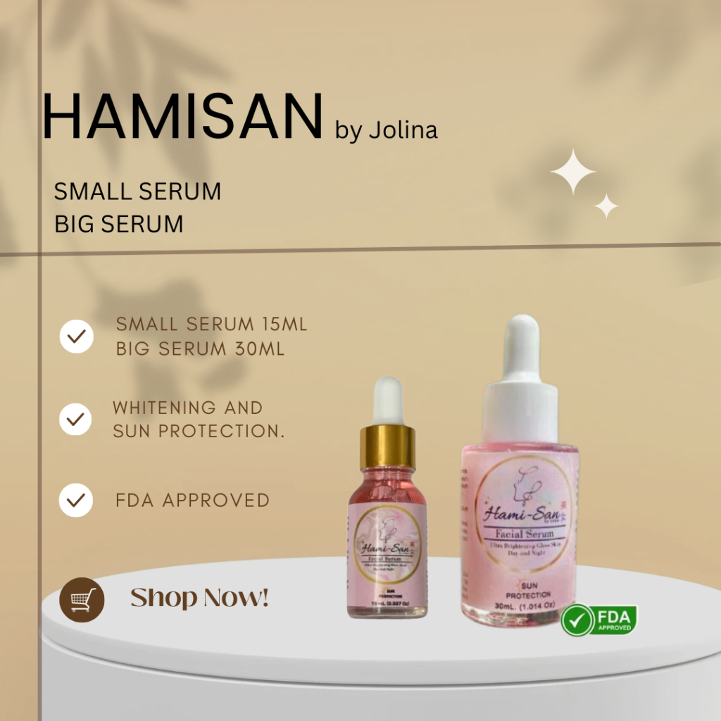 hamisan big serum and hamisan small serum 30ml and 15ml whitening and ...
