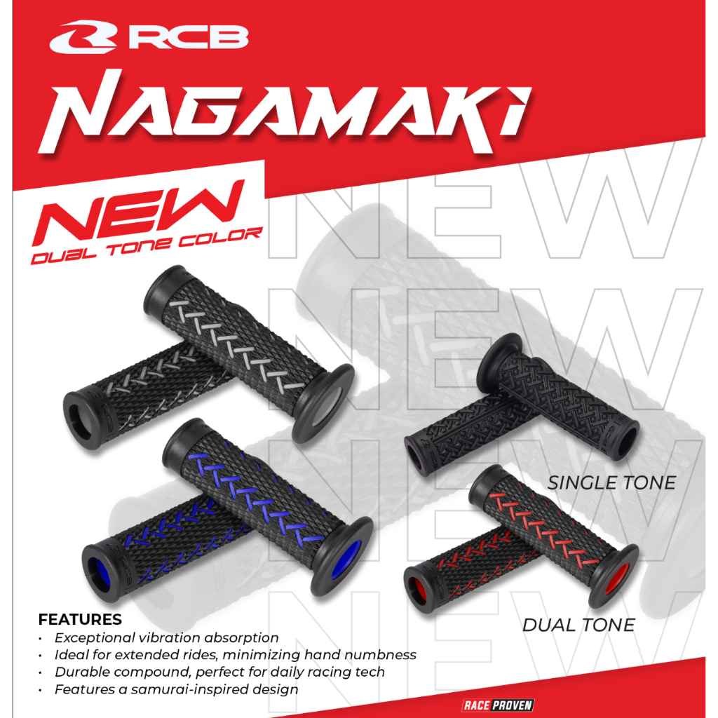 RCB NAGAMAKI HANDLE GRIP RUBBER UNIVERSAL | Shopee Philippines