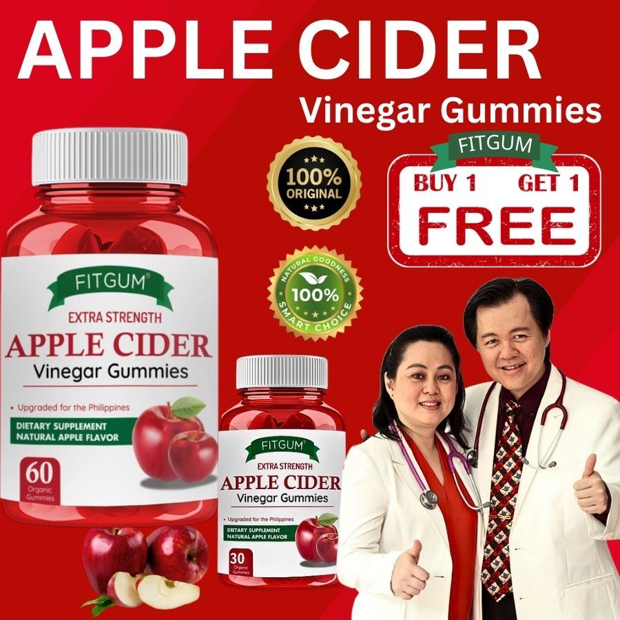 FITGUM Apple Cider Vinegar Gummies Original The Fun And Yummy Way To ...