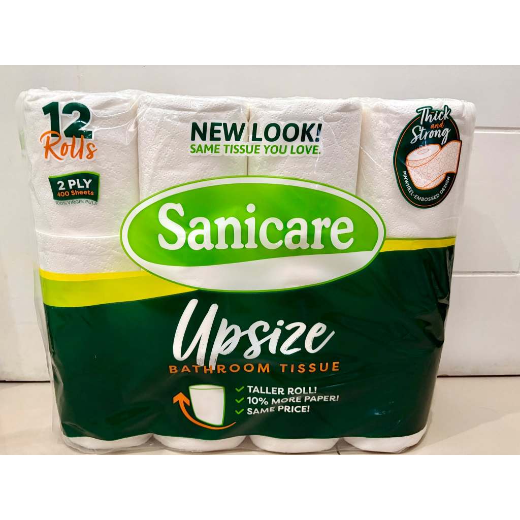 Sanicare Upsize Bathroom Tissue 12 Roll 2-PLY | Shopee Philippines