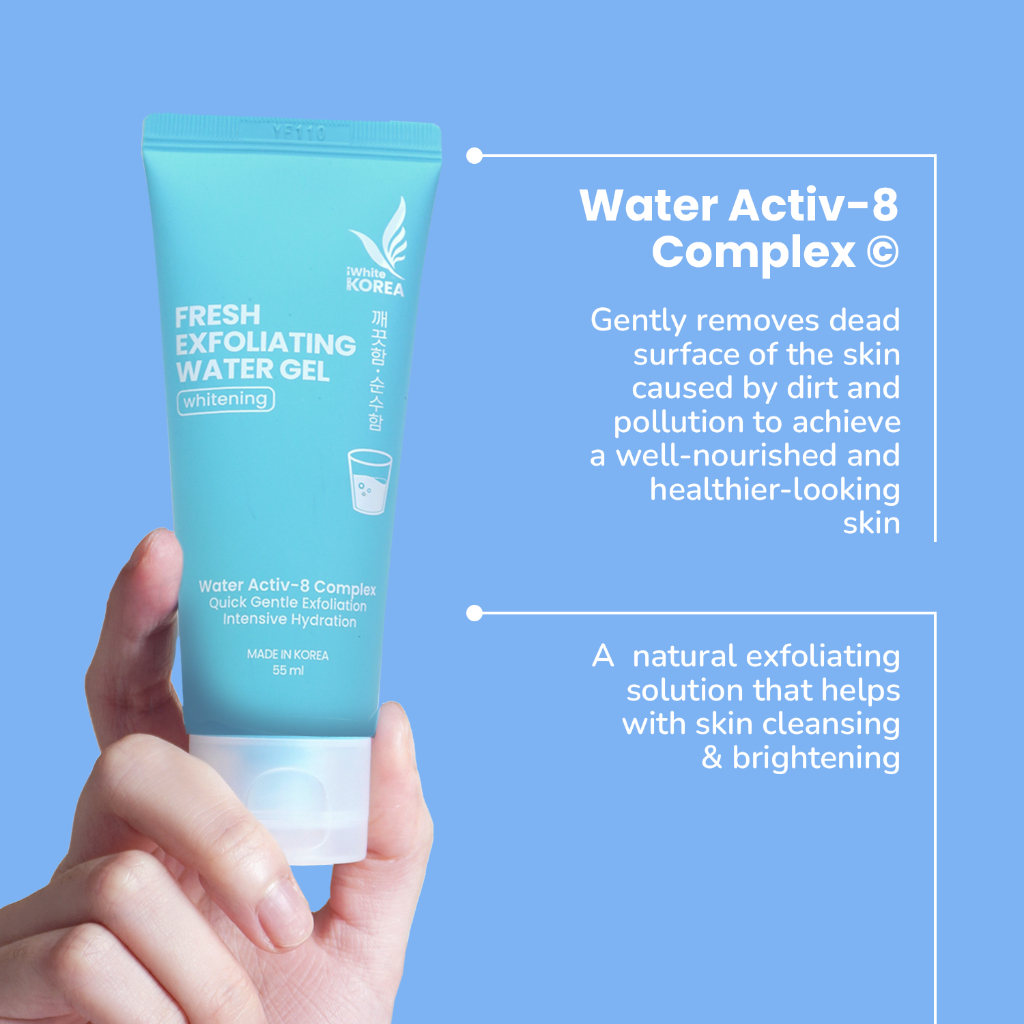 iWhite Korea Fresh Exfoliating Water Gel Tube 55ml | Shopee Philippines