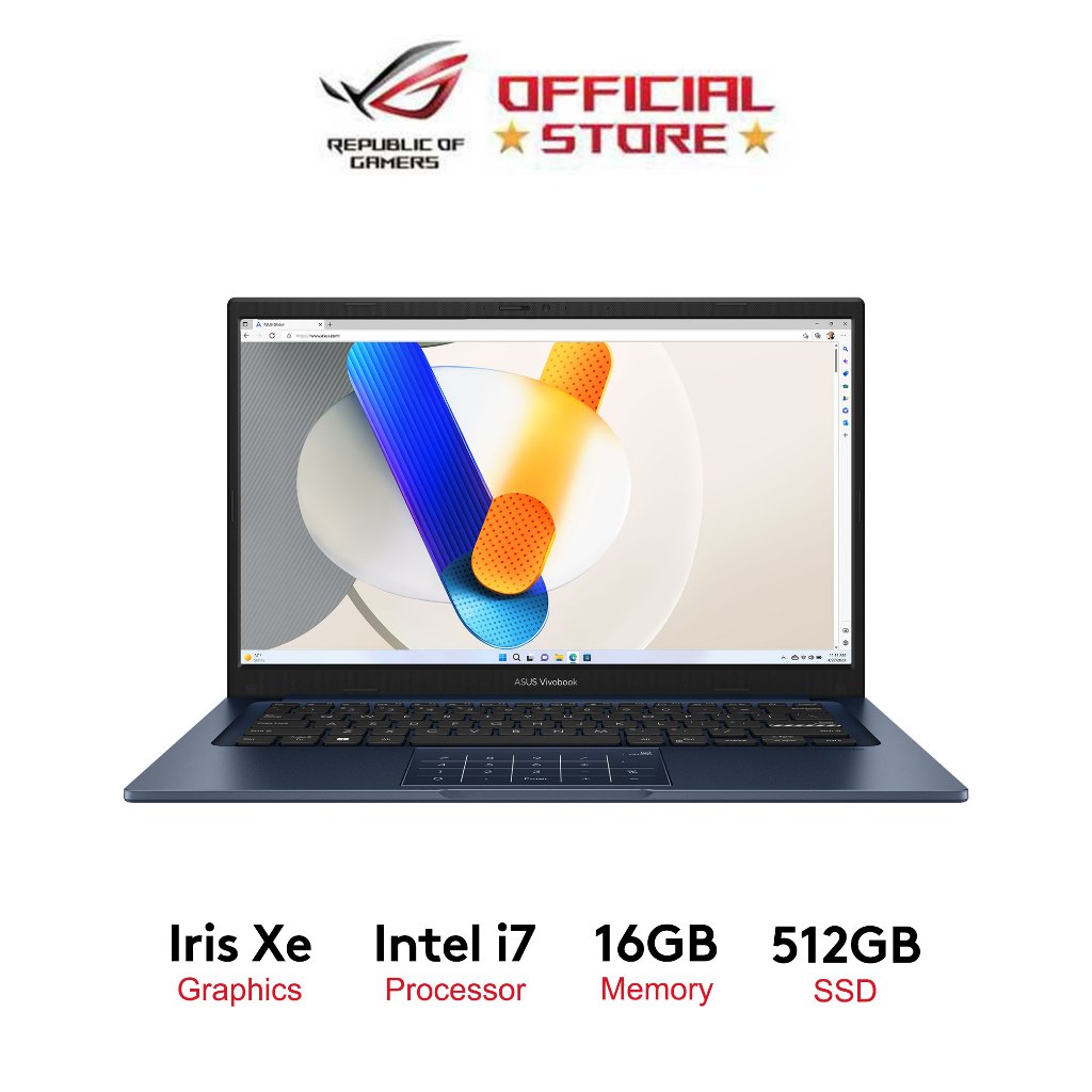 Asus Vivobook 14 X1404VA-NK750WSM 14" FHD i7-1355U 16GB 512GB SSD Intel ...