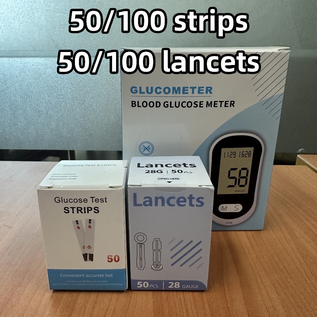 Blood glucose meter code-free blood glucosetester sambahayan test paper ...