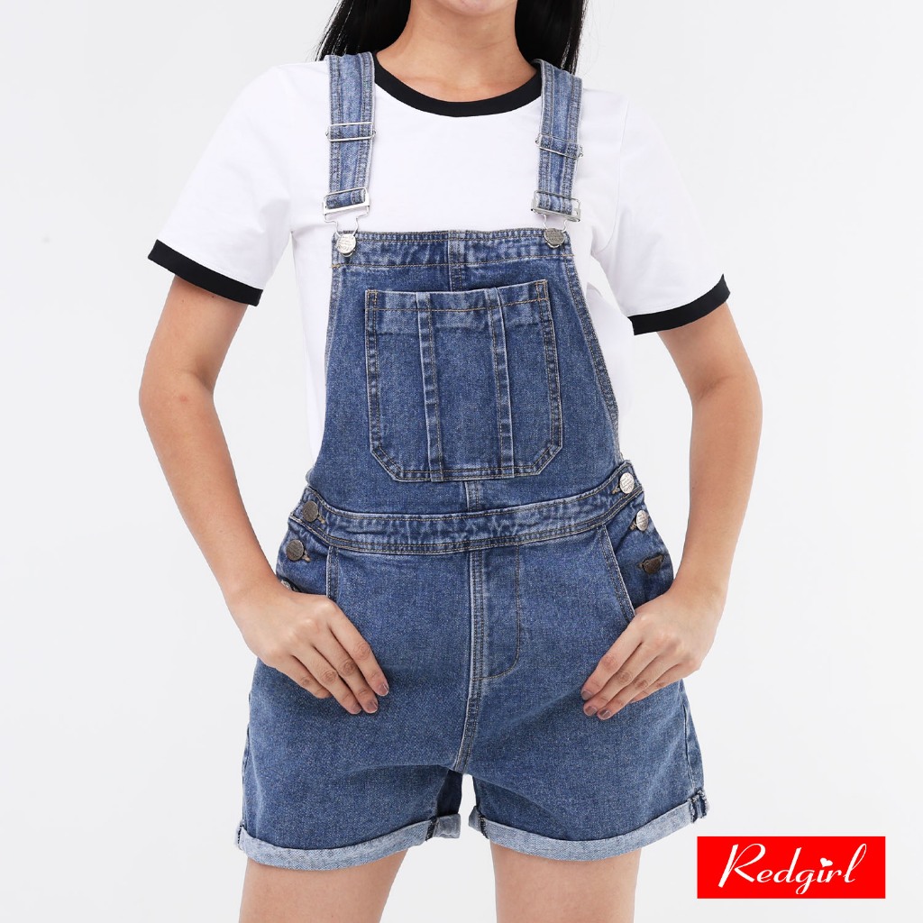 Red Girl Denim Jumper Shorts Ladies RLB11-0002 | Shopee Philippines