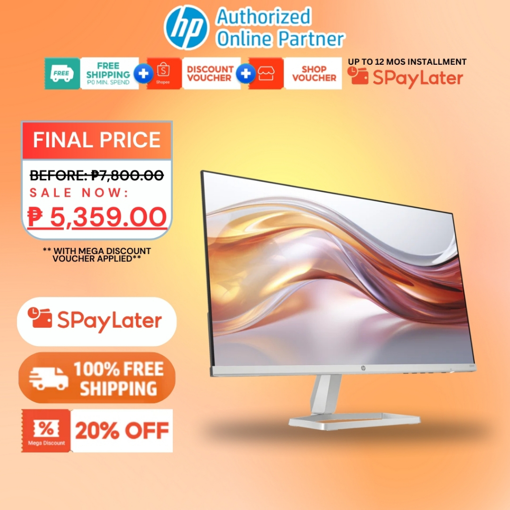 HP S5 524SF 24" IPS 100Hz FHD 1920x1080 VGA/*HDMI Monitor | Shopee ...