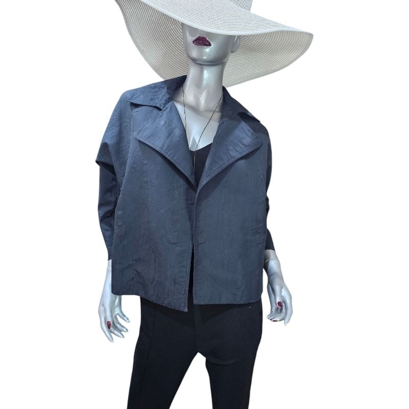 COS black gray none closure collared blazer jacket | Shopee Philippines