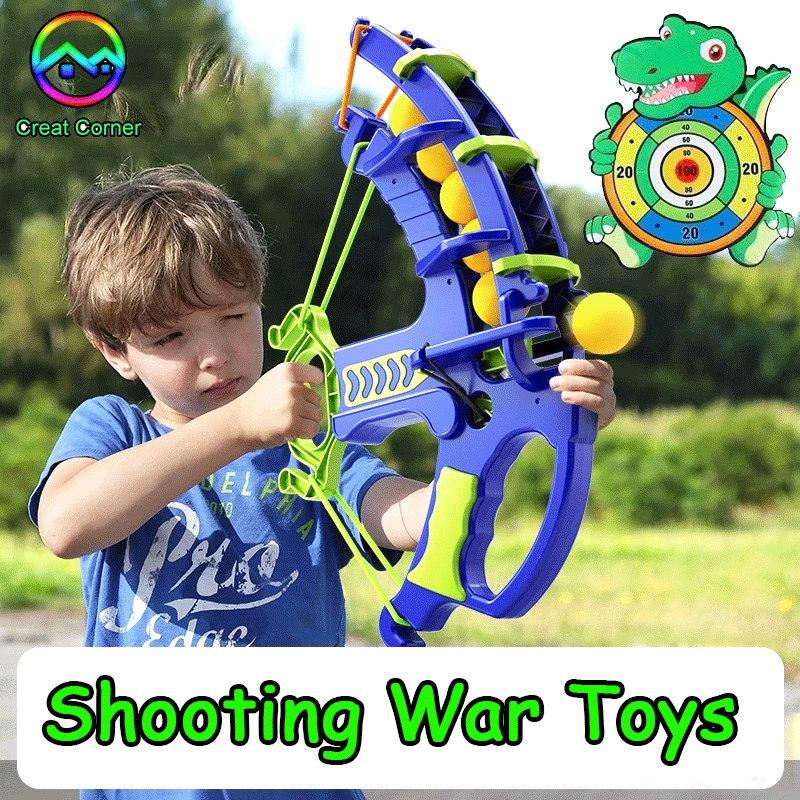 Kids Archery Bow Toy Set with Sticky Bullet Gun Dart Target Board and ...