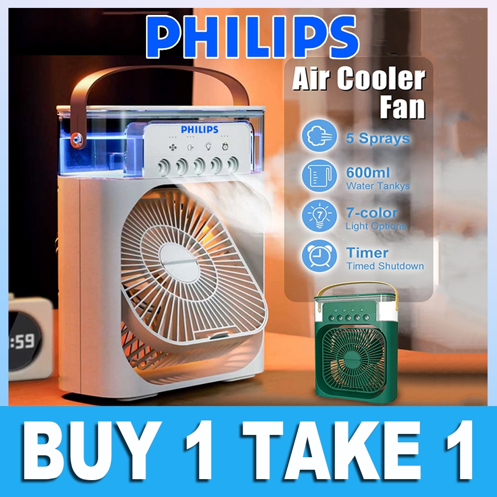 PHILIPS 【BUY 1 TAKE 1】Air Cooler Fan Mist fan Usb Mini Humidifer Air ...