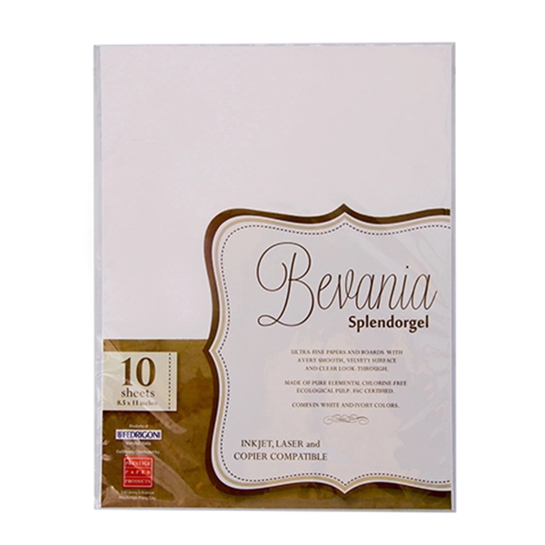 Prestige Bevania Splendorgel Specialty Paper White 270gsm LTR 10s ...