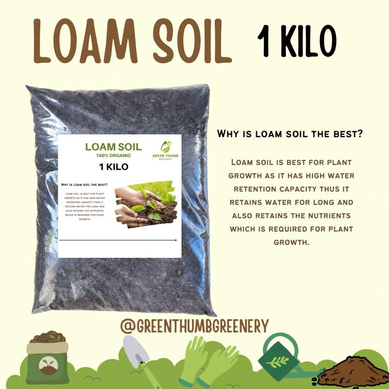 Organic Loam Soil - 1Kg | Shopee Philippines