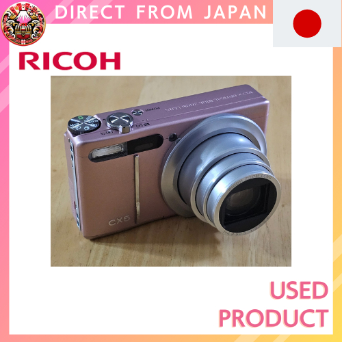【Used】Equipped with RICOH Hybrid AF System Optical 10.7x Zoom CX5 pink CX5PK【Direct from Japan ...