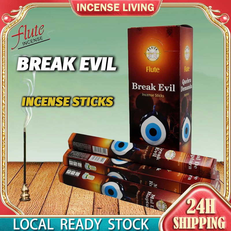 Flute Break Evil Incense Sticks (20 Sticks Per Box) | Shopee Philippines
