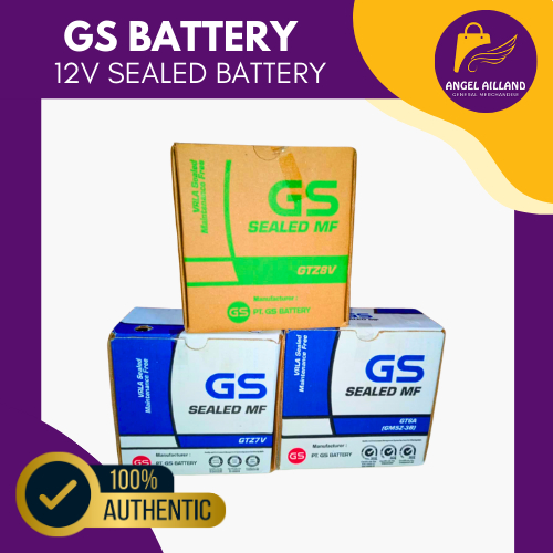 GS Motorcycle Battery 12V VRLA Sealed (Maintenance Free) | Shopee ...