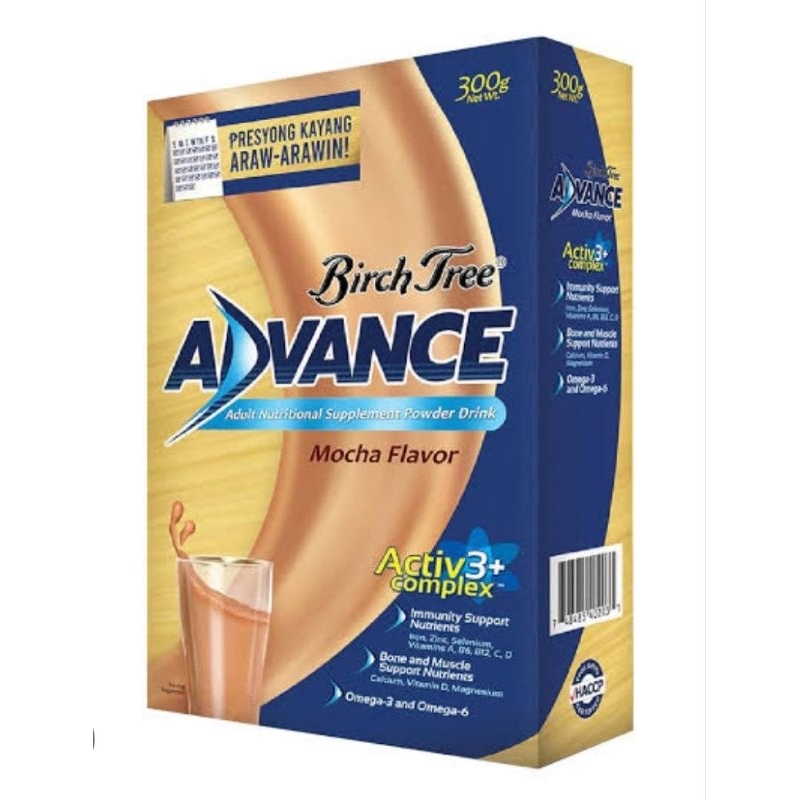 Birch tree advance adult nutritional supplement powder drink 850g/300g ...