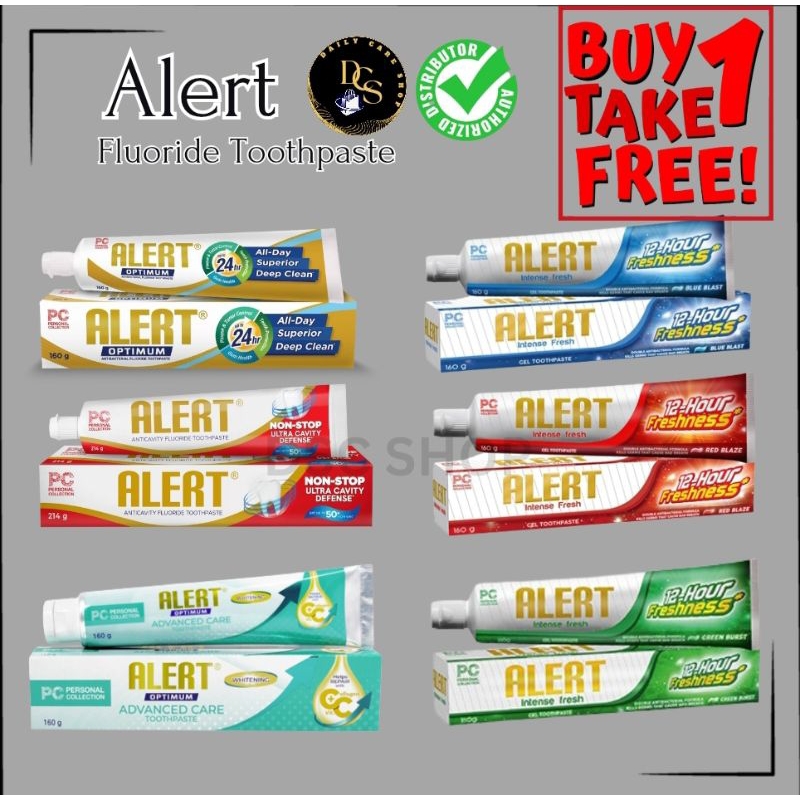 ALERT FLUORIDE AND TOOTHPASTE GEL BUY 1 TAKE 1 | Shopee Philippines