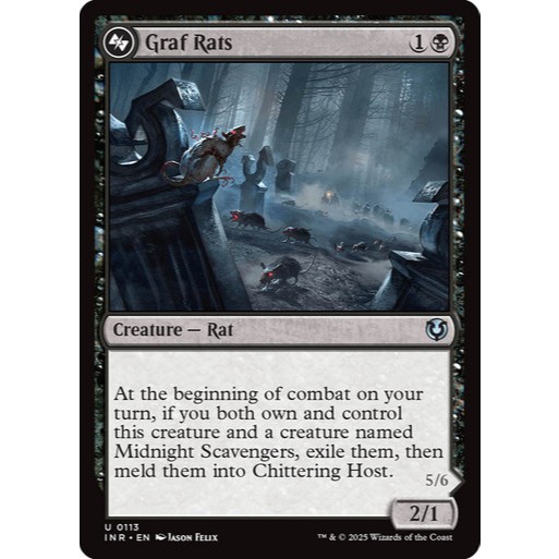 Magic: The Gathering | Graf Rats // Chittering Host (Top) | Innistrad ...