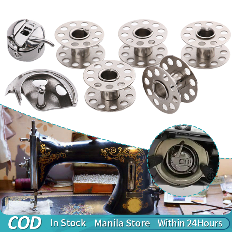 Domestic Sewing Machine Shuttle Hook, Bobbin Case+5 Bobbins for Sewing ...